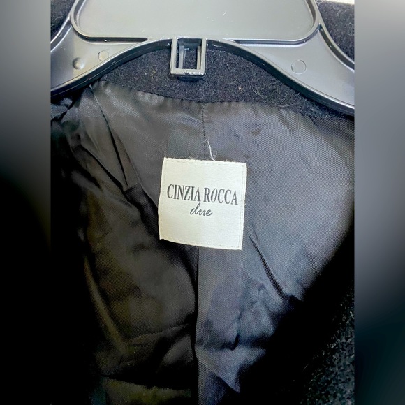 Cinzia Rocca Icons | Jackets & Coats | Cinzia Rocca Black Coat | Poshmark